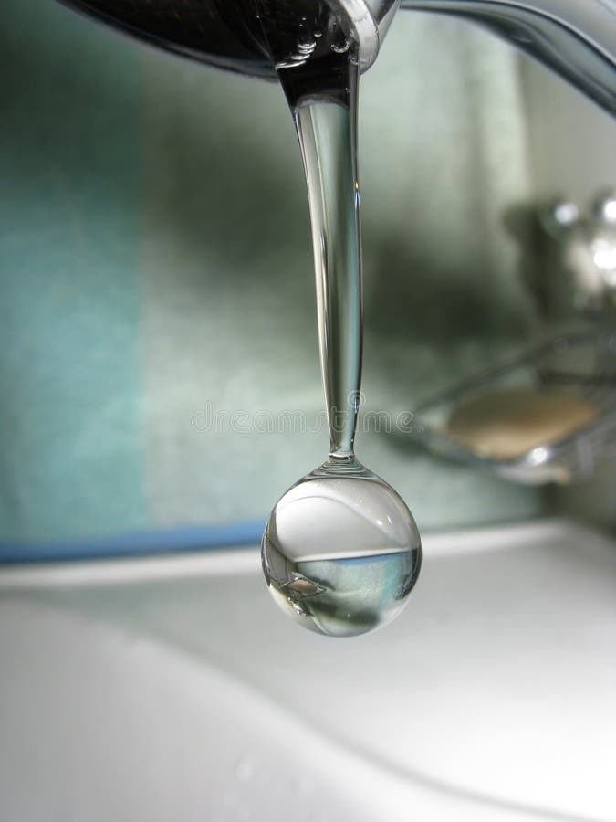 Dripping water stock image. Image of physical, gravitation - 5756993