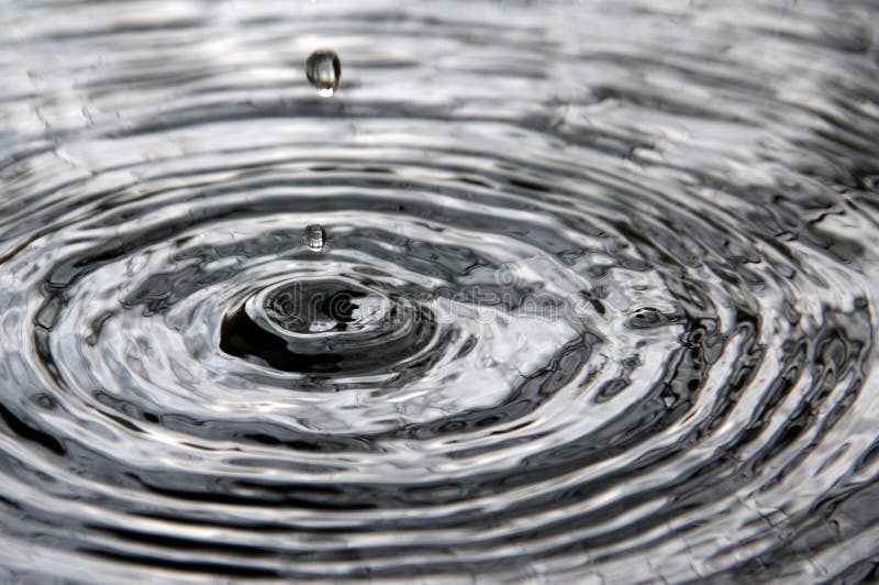 Ripples stock photo. Image of reflection, drip, motion - 191368120