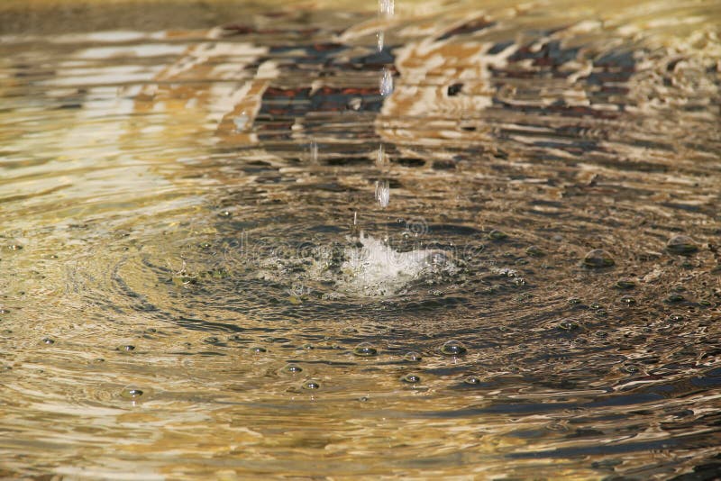 Dripping water stock image. Image of drops, water, beige - 72707733