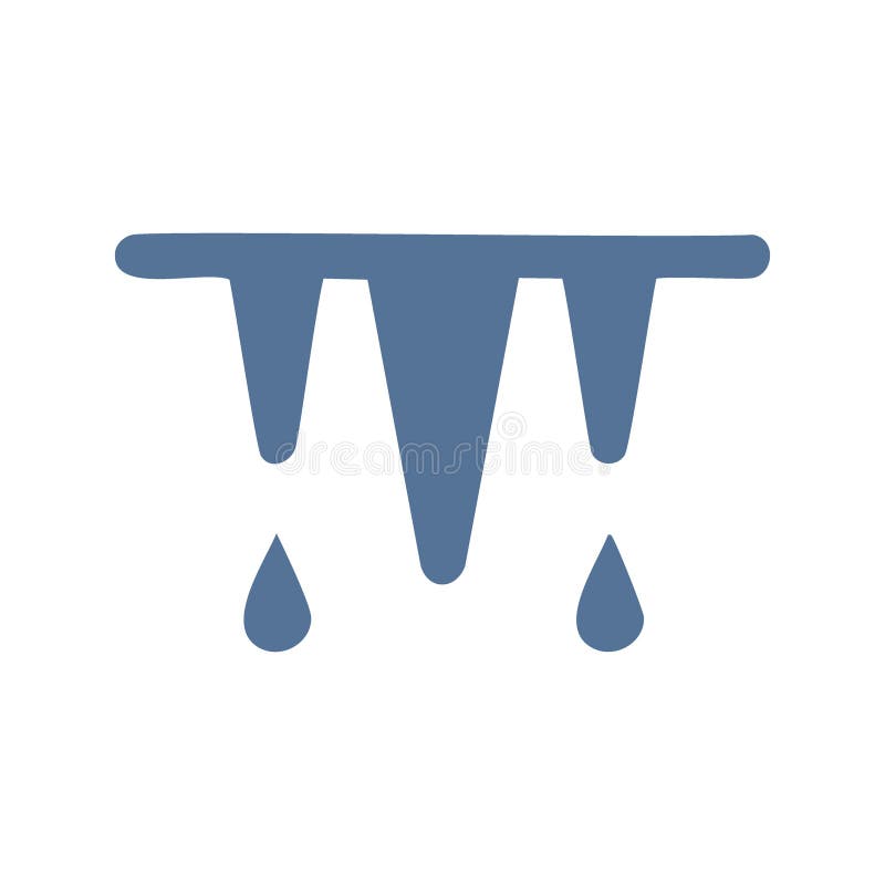 Dripping Water Icon. Simple Vector Illustration of a Dripping Water ...