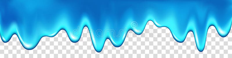 Dripping Water Isolated on Transparent Background Stock Vector ...