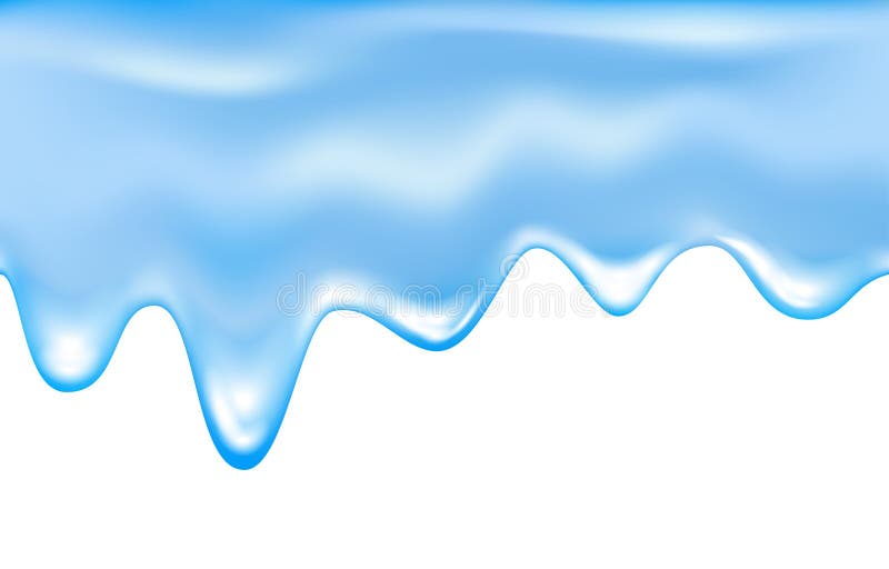 Dripping Water Isolated on Transparent Background Stock Vector ...