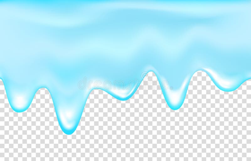 Dripping Water Isolated on Transparent Background Stock Vector ...