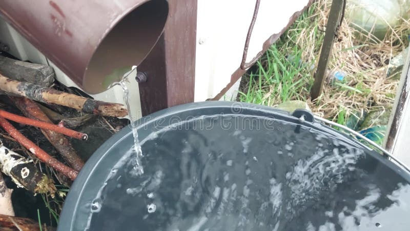 Dripping Water the during Rain Stock Video - Video of water, abstract ...