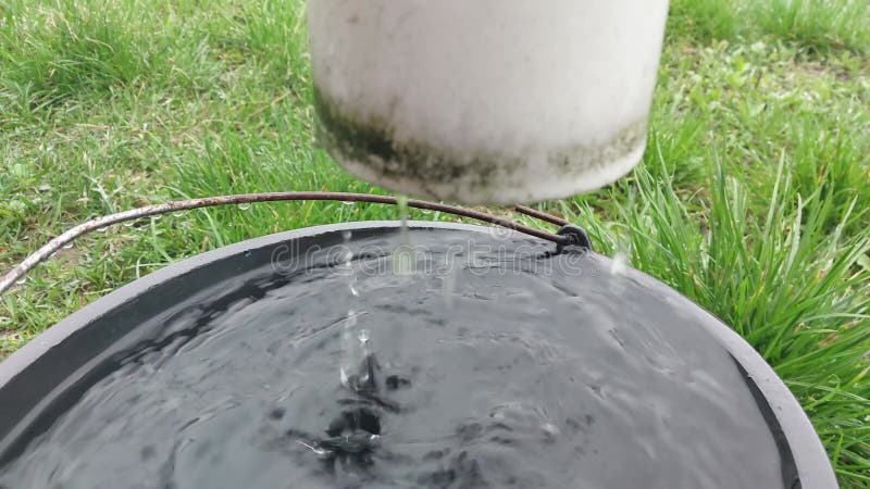 Dripping Water the during Rain Stock Video - Video of natural ...