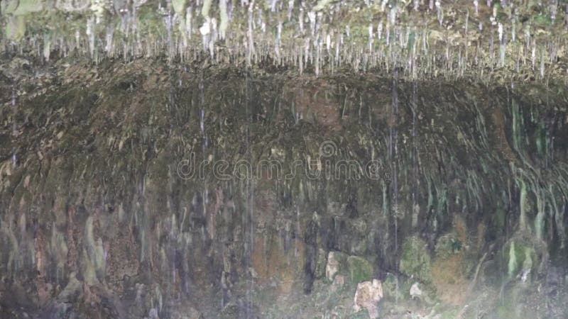 Dripping Water from Top of Cave Stock Video - Video of drip ...