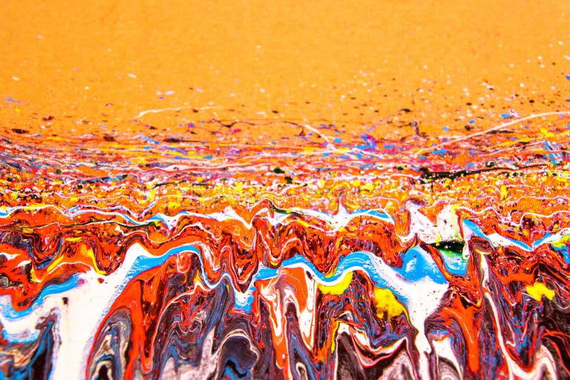 Drippy Paint Art stock photo. Image of colors, white - 197884240