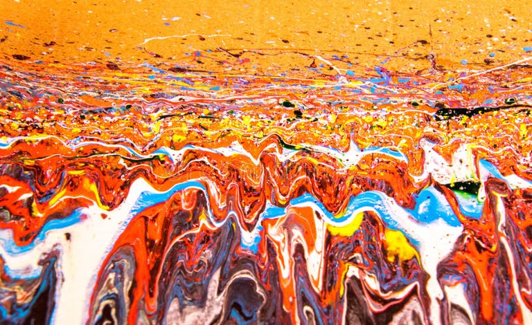 Drippy Paint Art stock image. Image of mixed, colors - 197884251