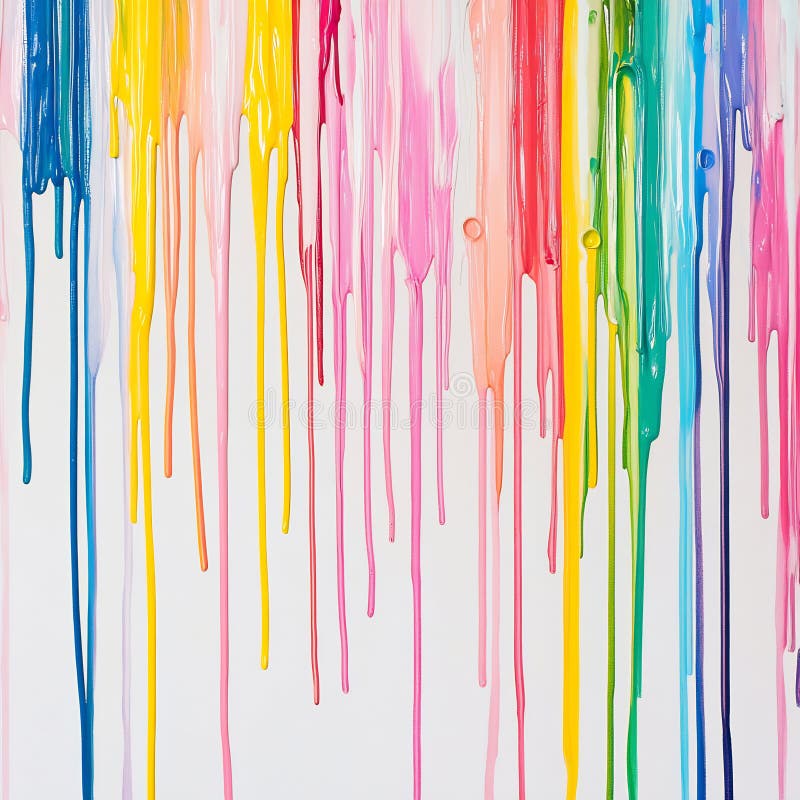 Drippy Paints Make Cool Art Stock Image - Image of texture, abstract ...
