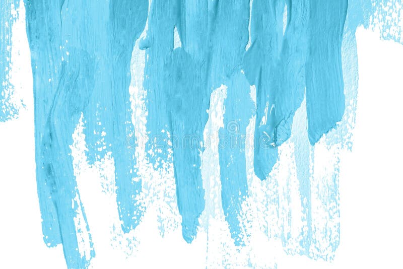 Drips and Streakes of Light Blue Paint Stock Illustration ...