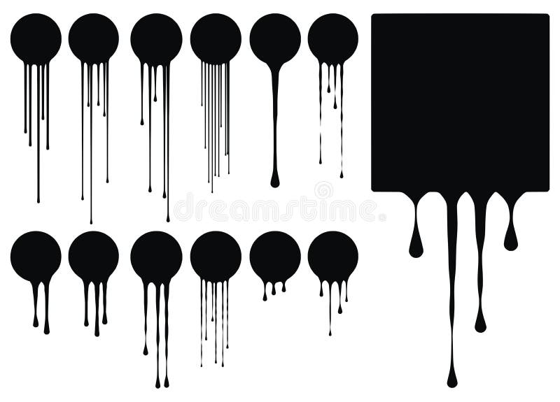 Drips vector stock vector. Illustration of dribble, decoration - 7964733