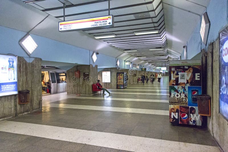 Dristor 1 Subway Station from Bucharest Editorial Photography - Image ...