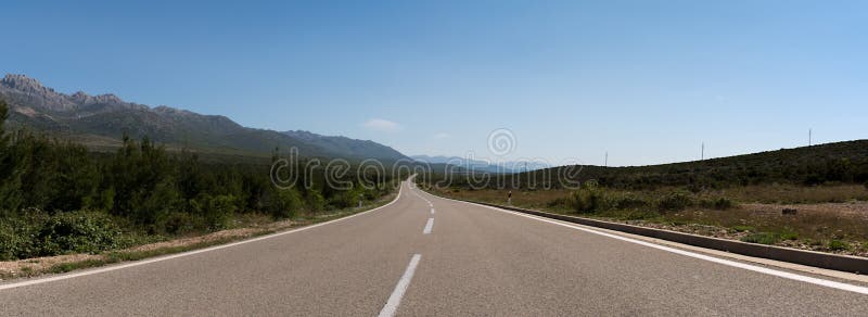 Drive along Croatia stock photo. Image of large, guide - 70724638