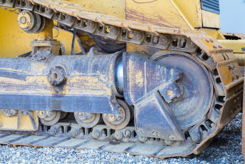 Drive a bulldozer stock photo. Image of equipment, industrial - 35336132