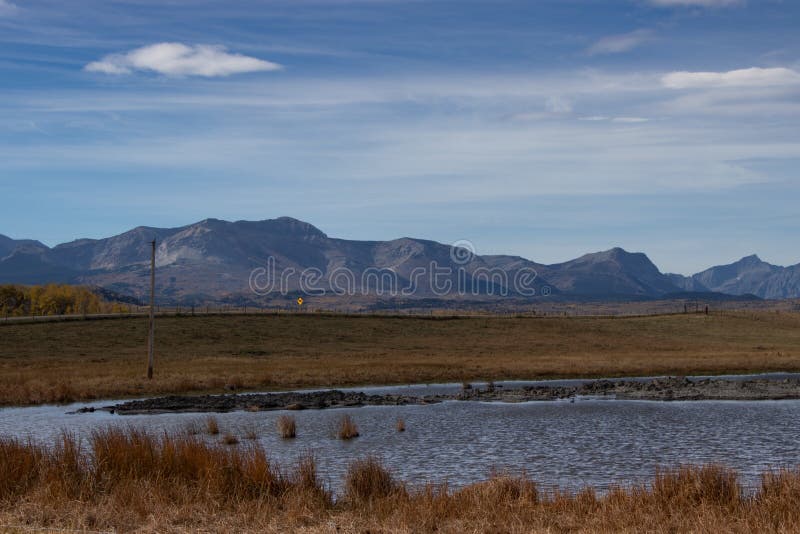 A Drive in Cardston County Alberta Canada Stock Photo - Image of ...