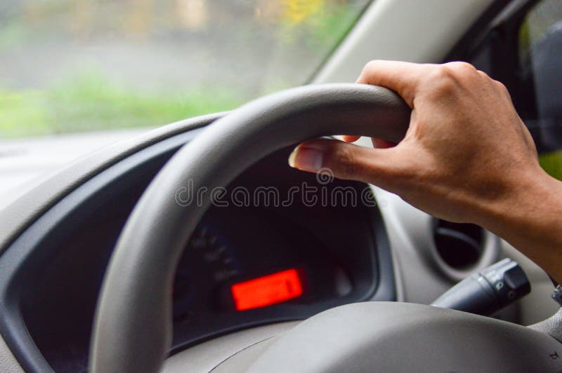 Drive Carefully and Responsibly Stock Image - Image of wheel, bumper ...