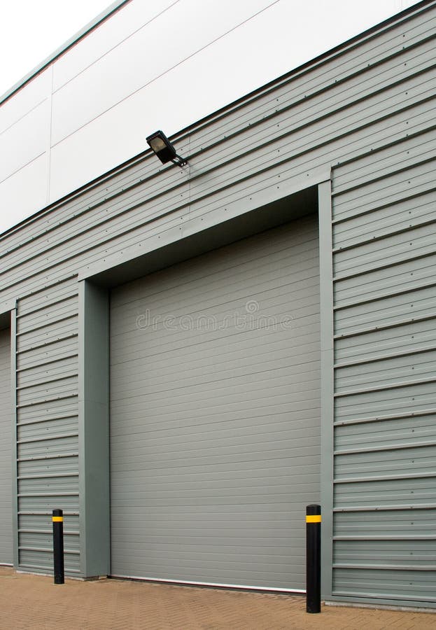 Drive in door stock photo. Image of industrial, doors - 12463540