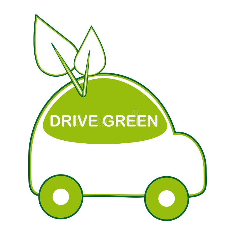 Drive Green stock vector. Illustration of power, friendly - 23312350