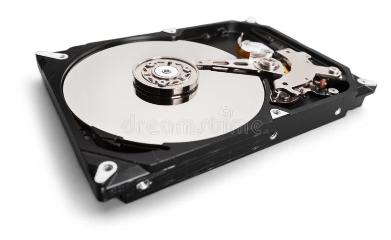 Hard Disk Drive HDD Isolated on White Background Stock Image - Image of ...