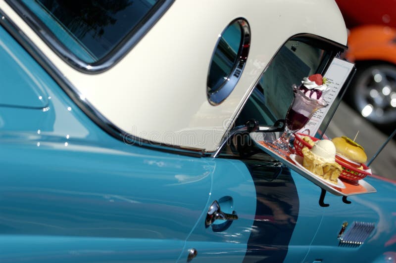 Burger Heaven, Lunch at a Drive in Restaurant Editorial Stock Photo ...