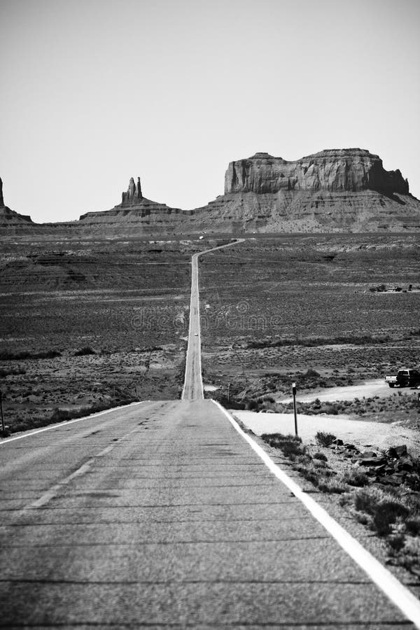 Drive through Monument Valley Stock Photo - Image of scenic, byway ...