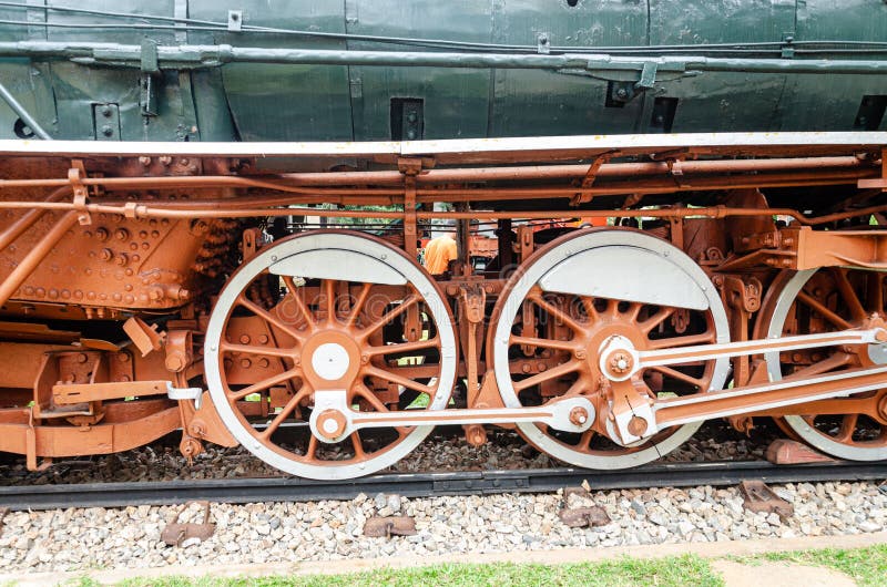 Drive Part of a Locomotive Steam Engine Stock Image - Image of aged ...