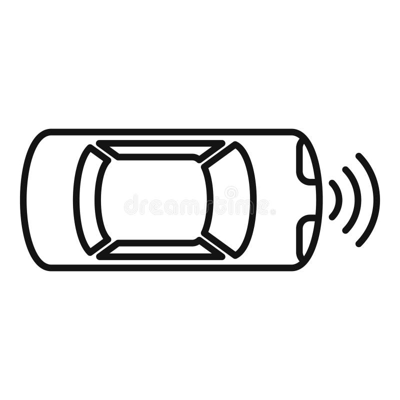 Drive Safe Accident Icon Outline Vector. View Stop Control Stock ...