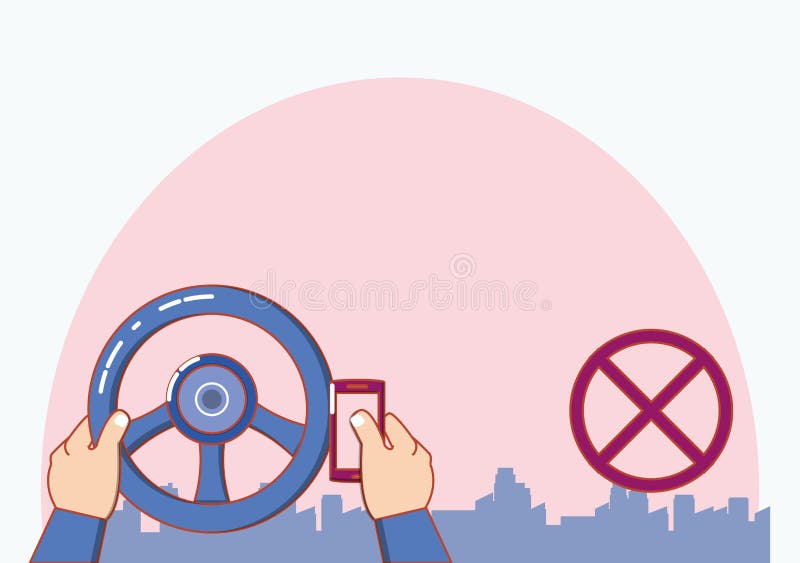 Drive Safely Design Vector Ilustration Stock Illustration ...