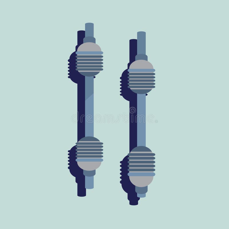 Drive Shaft. Vector Illustration Decorative Design Stock Vector ...