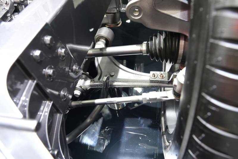 Drive System in Electric Cars. Electric System of Car Front Driving ...