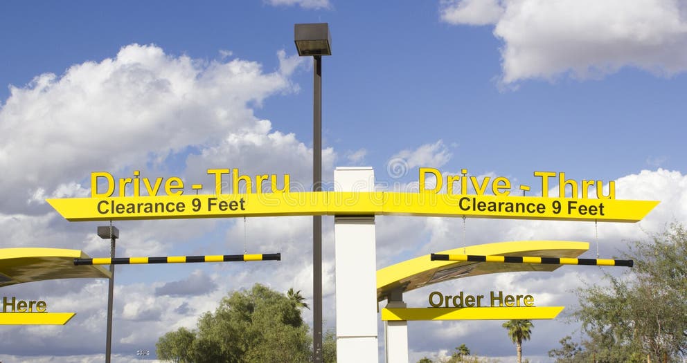 Drive-Thru stock image. Image of ordering, drive, order - 27968619