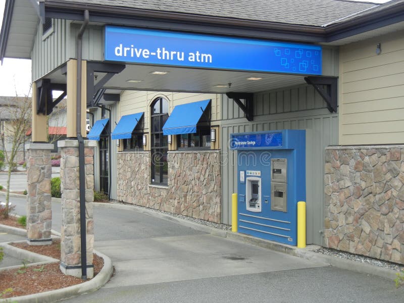 Drive Thru Bank Machine editorial stock photo. Image of machine - 52434528