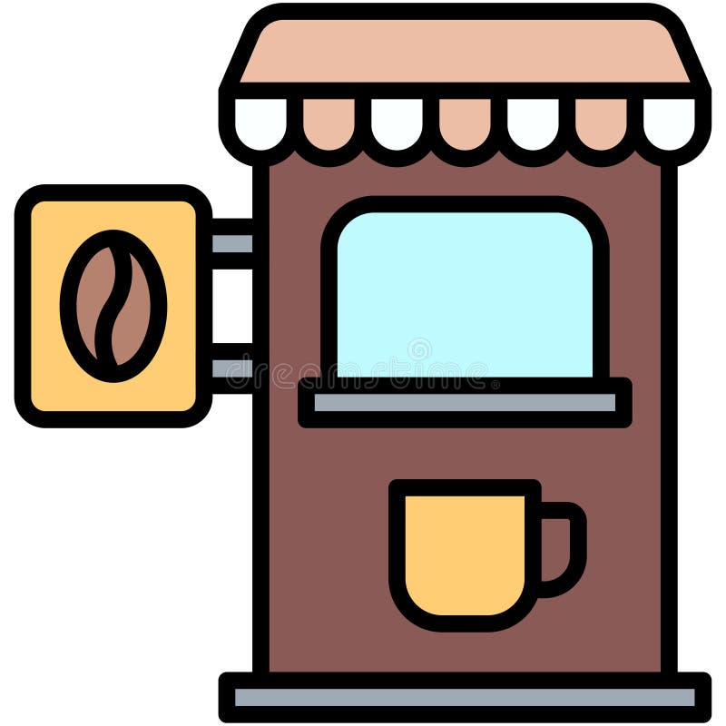 Drive Coffee Shop Stock Illustrations – 373 Drive Coffee Shop Stock ...