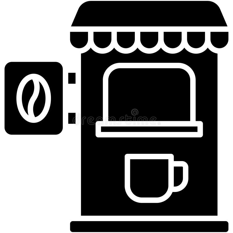 Drive-thru Coffee Icon, Coffee Shop Related Vector Stock Vector ...
