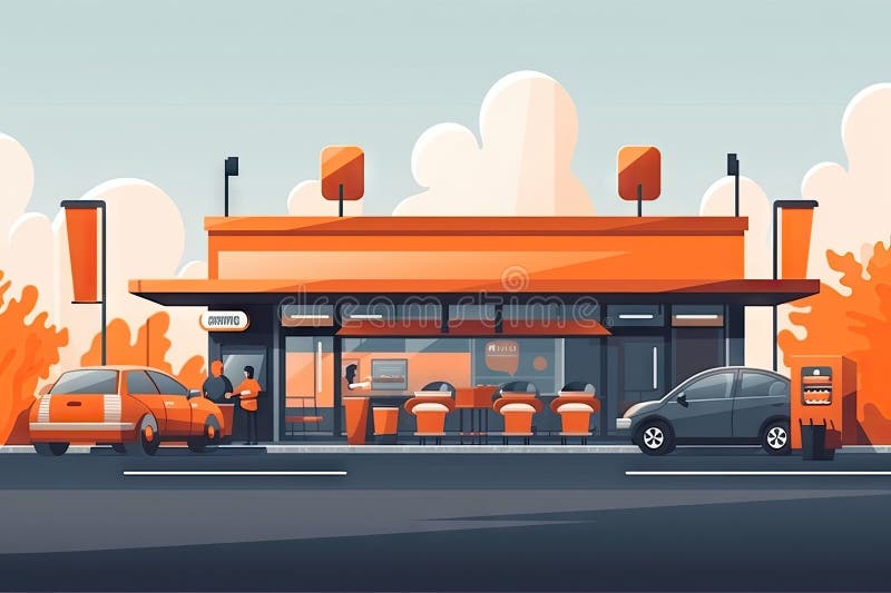 Drive Thru Pick Up Stock Illustrations – 11 Drive Thru Pick Up Stock ...
