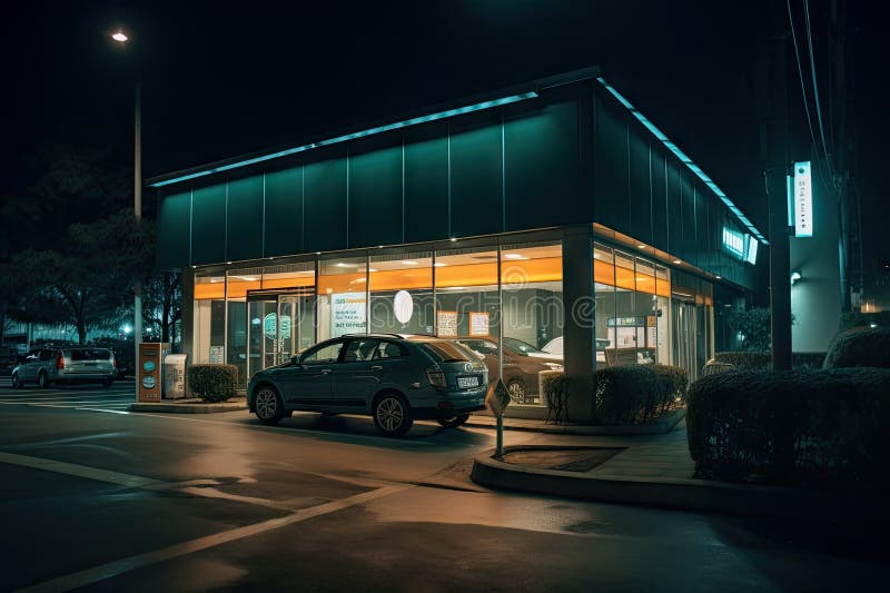 Fast Food Window Drive Thru Stock Illustrations – 239 Fast Food Window ...