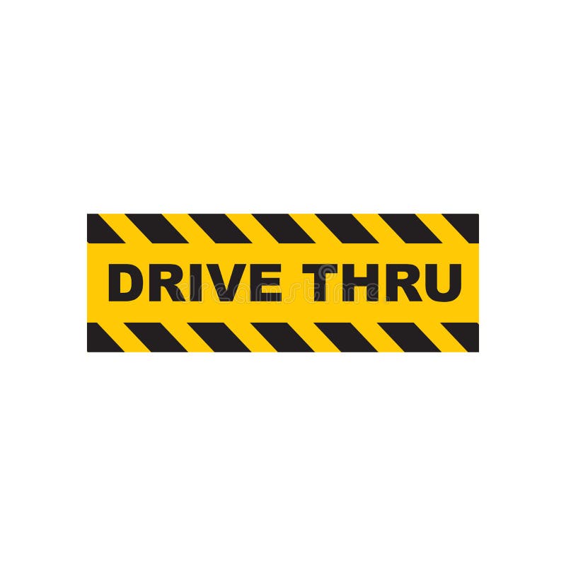 Drive Thru Sign Stock Illustrations – 305 Drive Thru Sign Stock ...