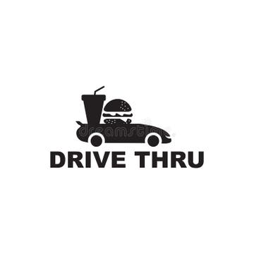 Drive Thru Logo Stock Illustrations – 175 Drive Thru Logo Stock ...