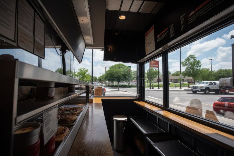 Drive-thru with a View of the Kitchen, Where Customers Can See Their ...