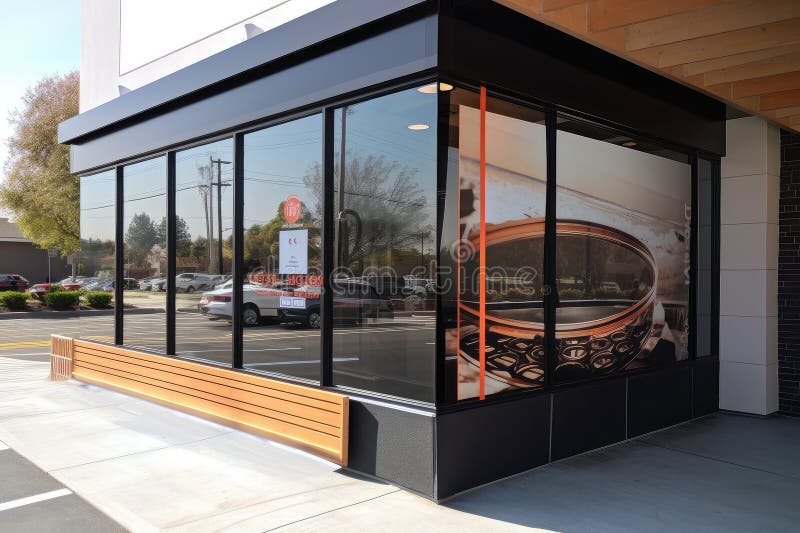 Drive-thru Window with Unique Design, Featuring Custom Graphics and ...