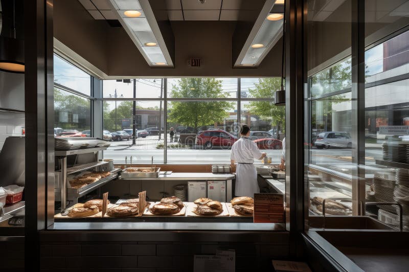 Fast Food Window Drive Thru Stock Illustrations – 239 Fast Food Window ...