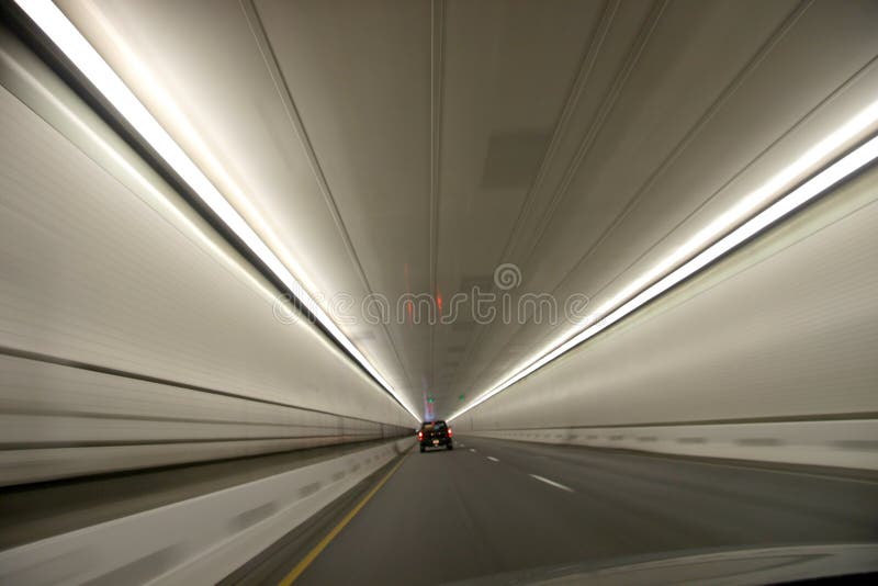 Drive through tunnel stock image. Image of lights, colorado - 26773243