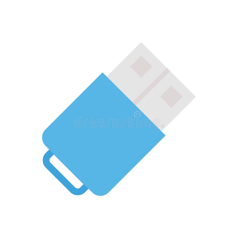 Drive Vector Flat Color Icon Stock Vector - Illustration of electronic ...