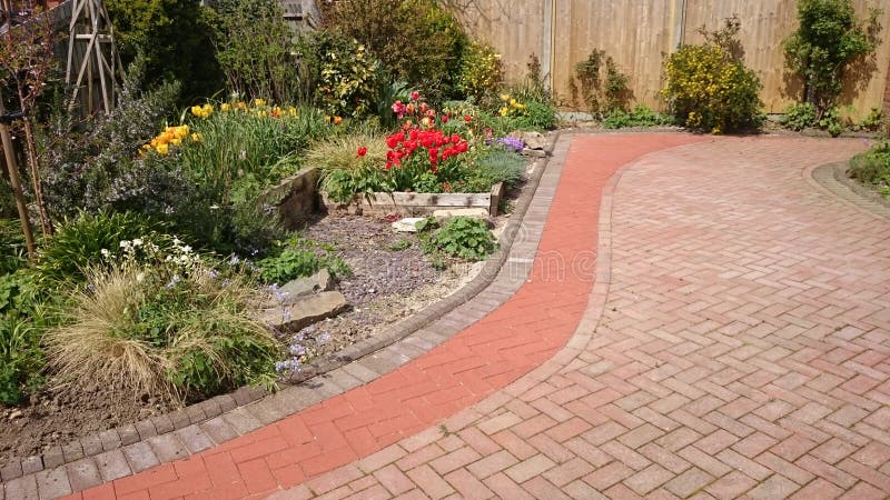 Drive way paved stock photo. Image of next, garden, drive - 70898444