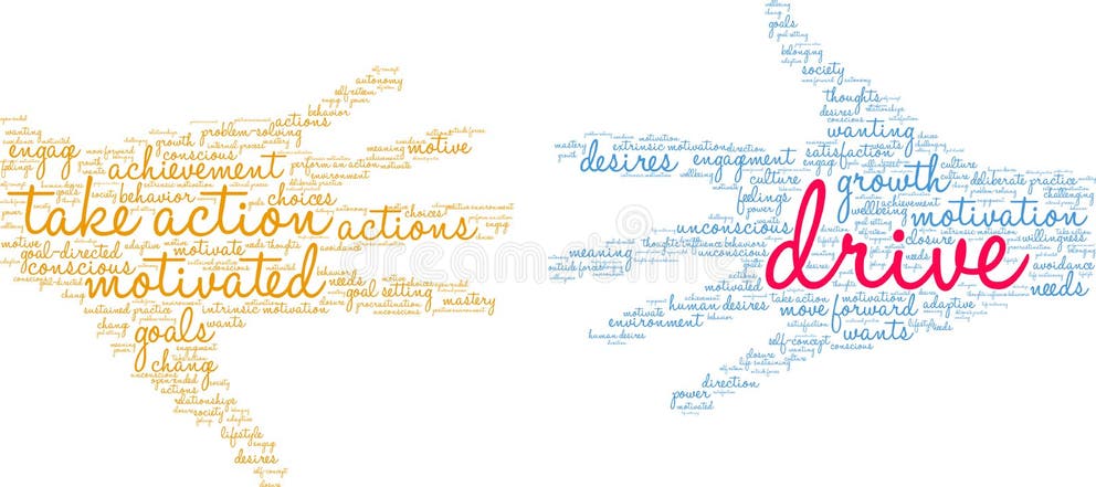 Drive Word Cloud stock vector. Illustration of behaviours - 211015447