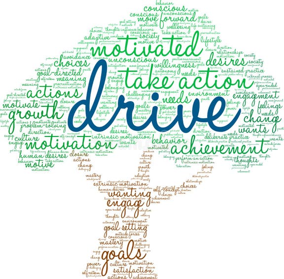 Drive Word Cloud stock vector. Illustration of feelings - 211015486