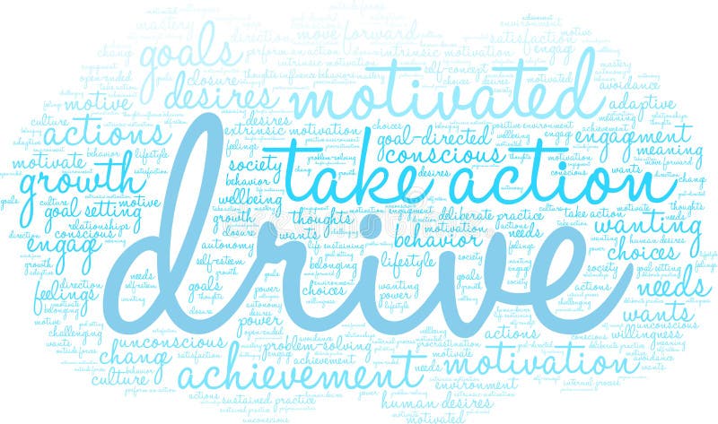 Drive Word Cloud stock vector. Illustration of achievement - 211015413