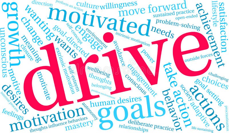 Drive Word Cloud stock vector. Illustration of extrinsic - 211015577
