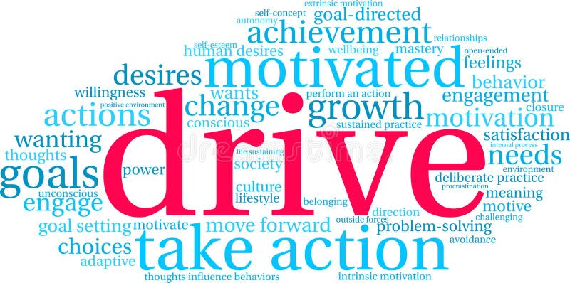 Drive Word Cloud stock vector. Illustration of deliberate - 211015609