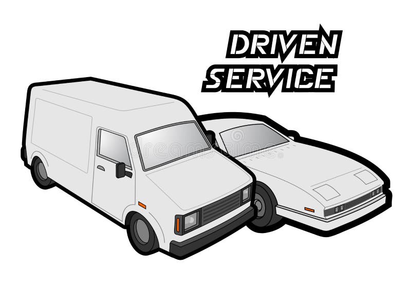 Driven service stock vector. Illustration of taxi, vehicle - 31278952